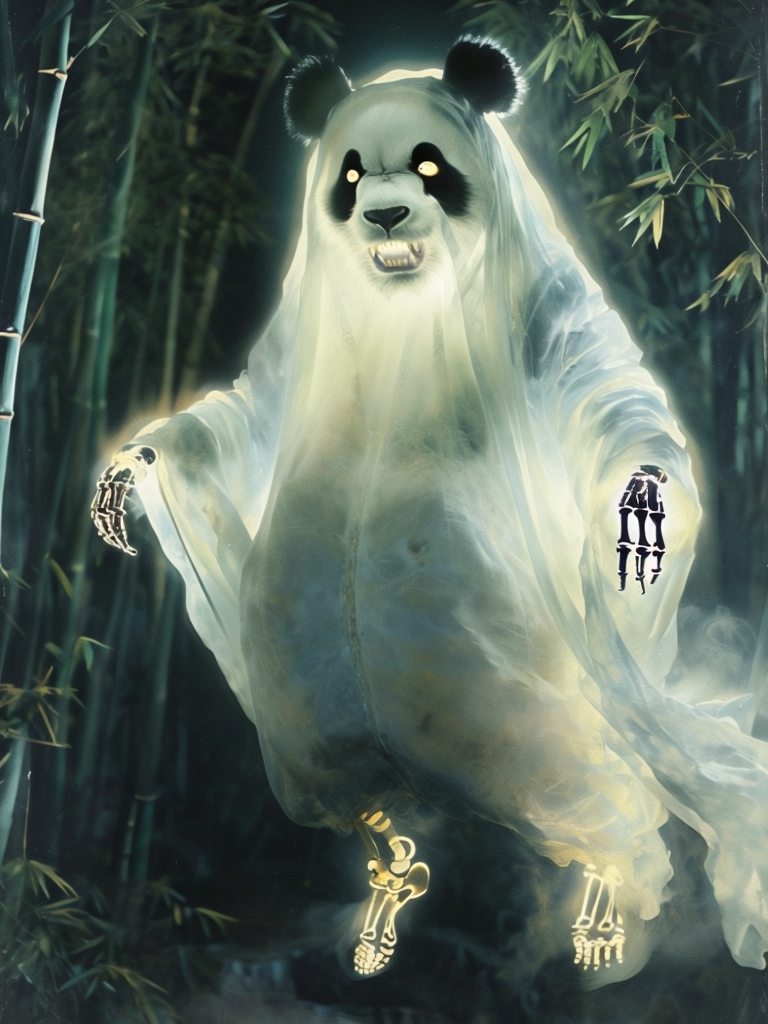Ghost panda by Kico Toralles - Playground