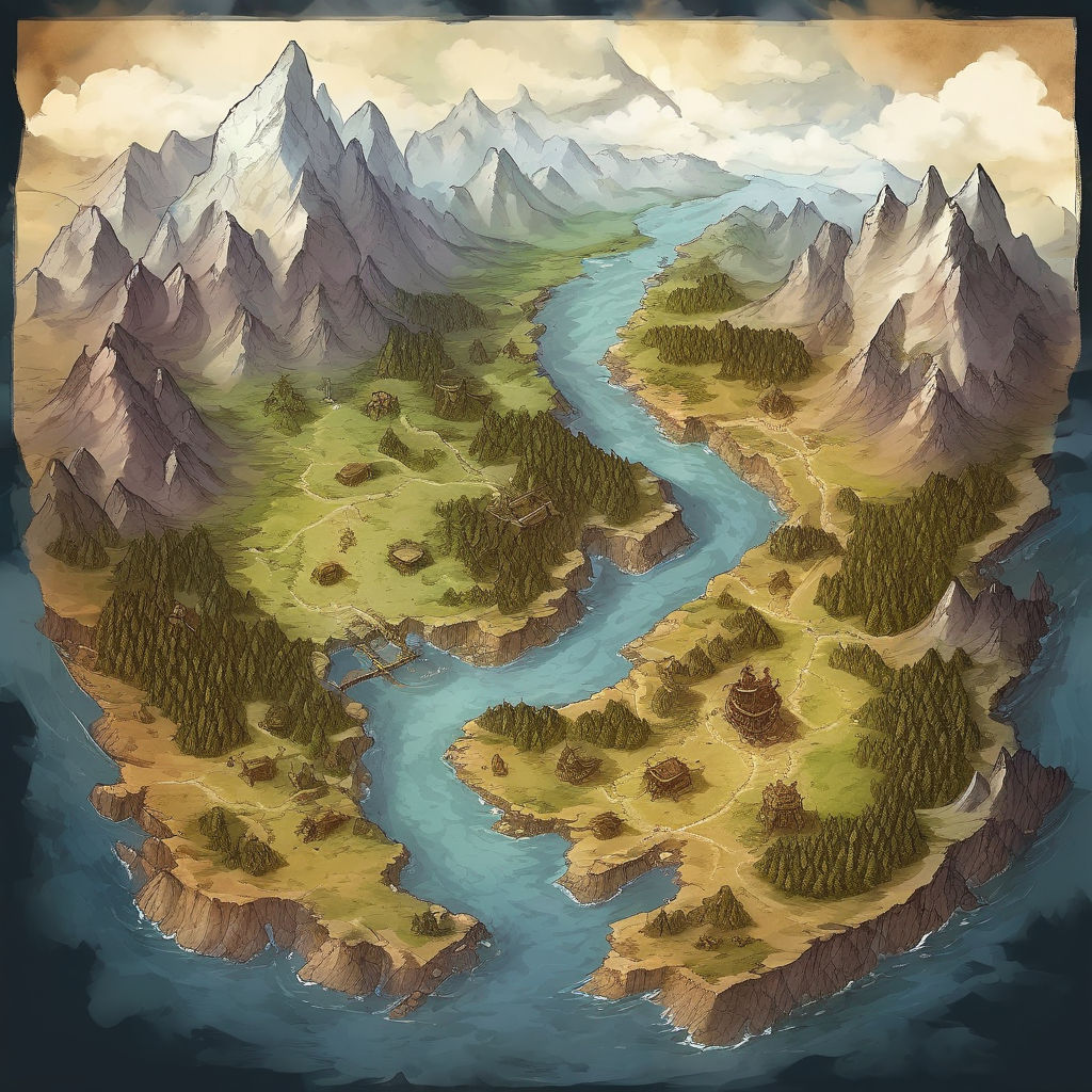 Draw high quality professional fantasy map for dnd campaign by Sunny ...