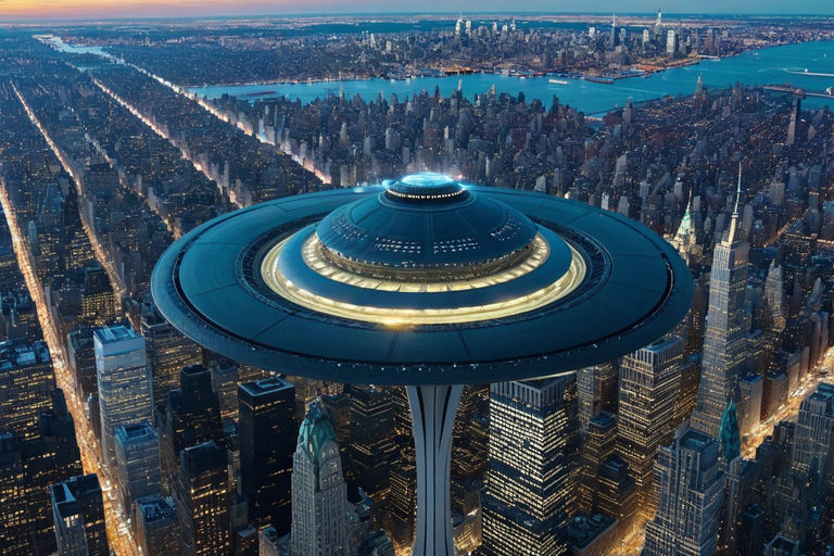 UFO above NYC hyper realistic UHD HQ VFX Cinematic Epic Phot... by Oxy ... UFO above NYC hyper realistic UHD HQ VFX Cinematic Epic Phot... by Oxy ...