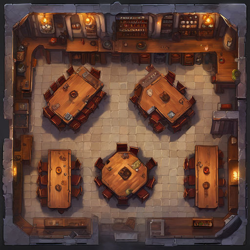 A 2D RPG battle map with top view by Luan Lima Lima - Playground