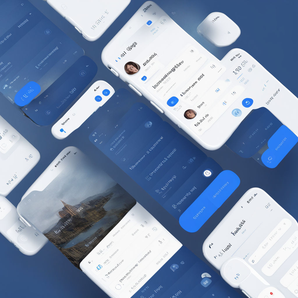 A streamlined UI design for a business management mobile app... by ...