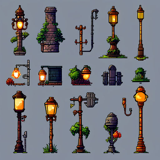 Lamp post by Brian Richards - Playground