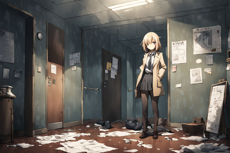 Create a style anime scenario: a crime scene by Arthur Geeks - Playground