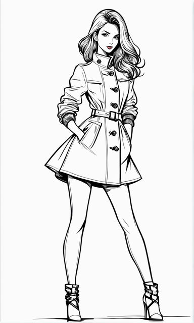 Coloring book page by Eva Kisl - Playground