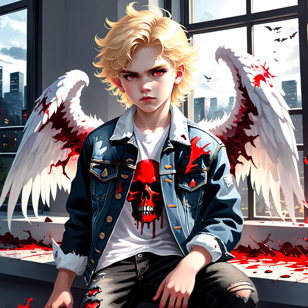 Half skull rip face by Benny Smith - Playground