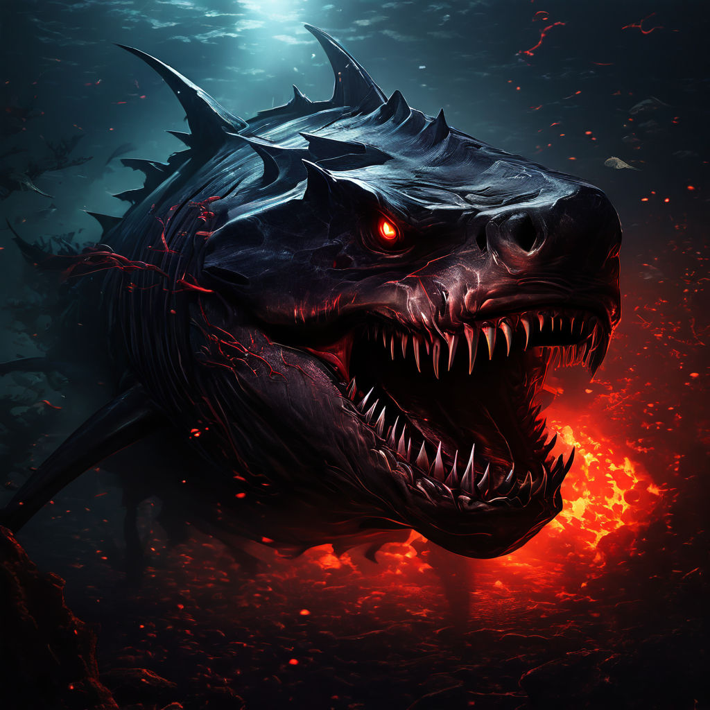 The dark demon shark by Dindu Jioke Jed ONUSELOGU - Playground