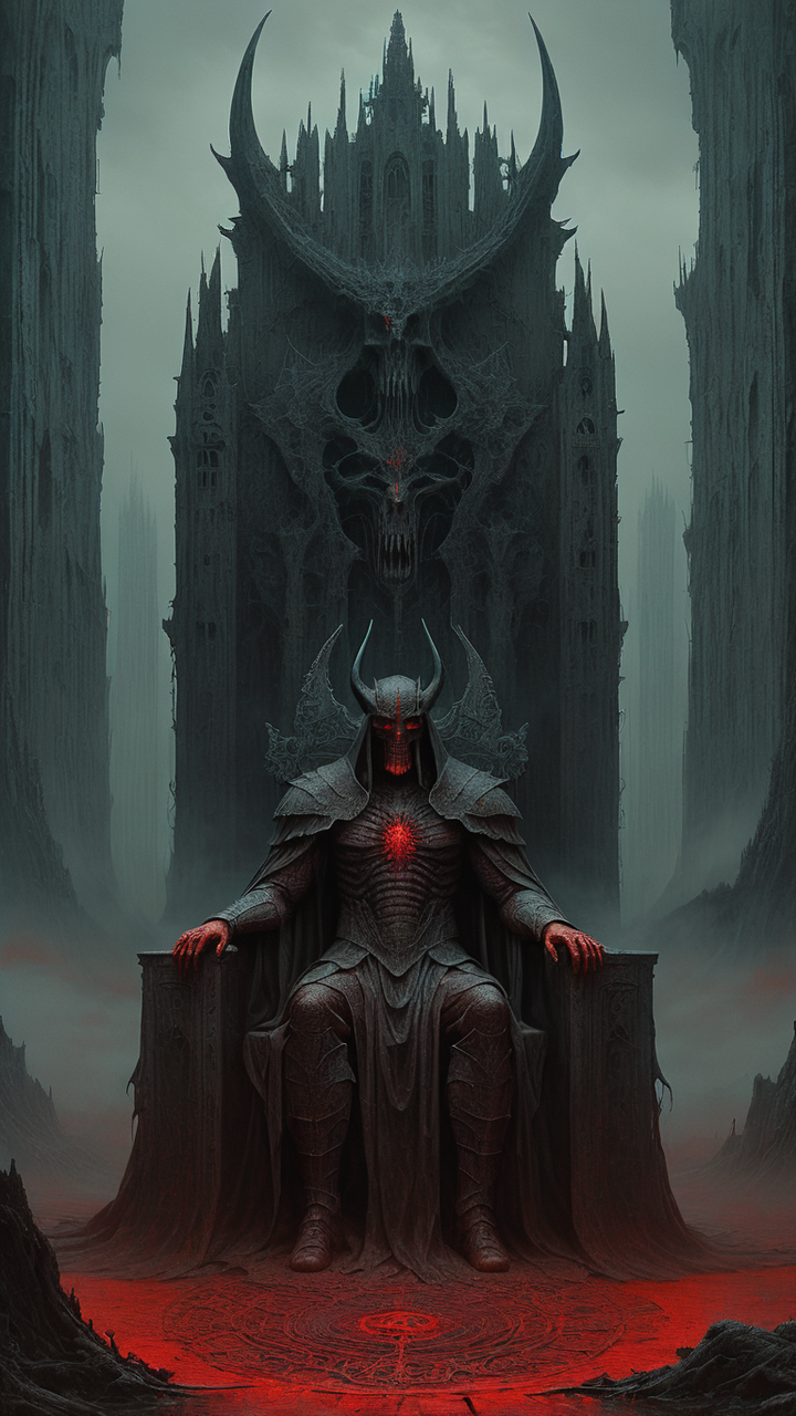 Imagine a goreprint/horror recreation by Zdzislaw Beksinski by MINDFRAM3 STUDIOS - Playground