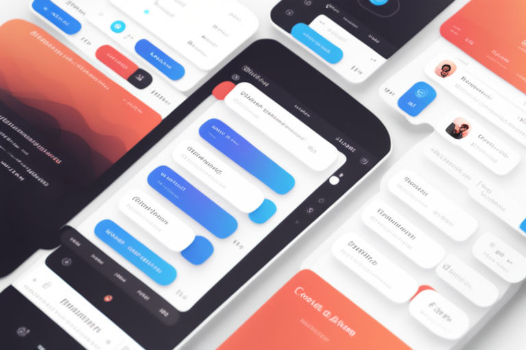 Mobile Management app design by cross red - Playground