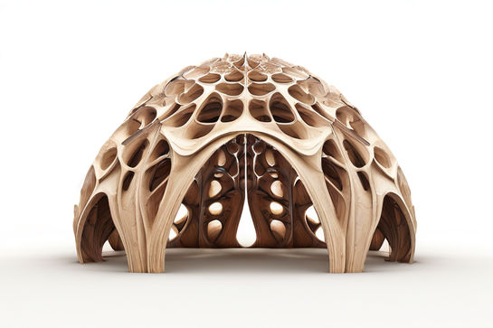 Biomimetic pavilion inspired by turtle shell by Seyma - Playground