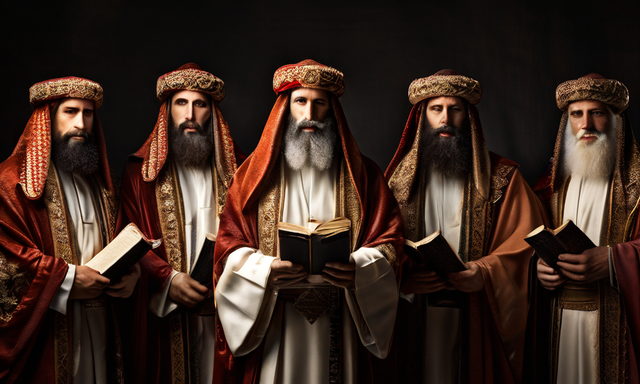 The Pharisees can be represented by figures dressed in tradi... by ...