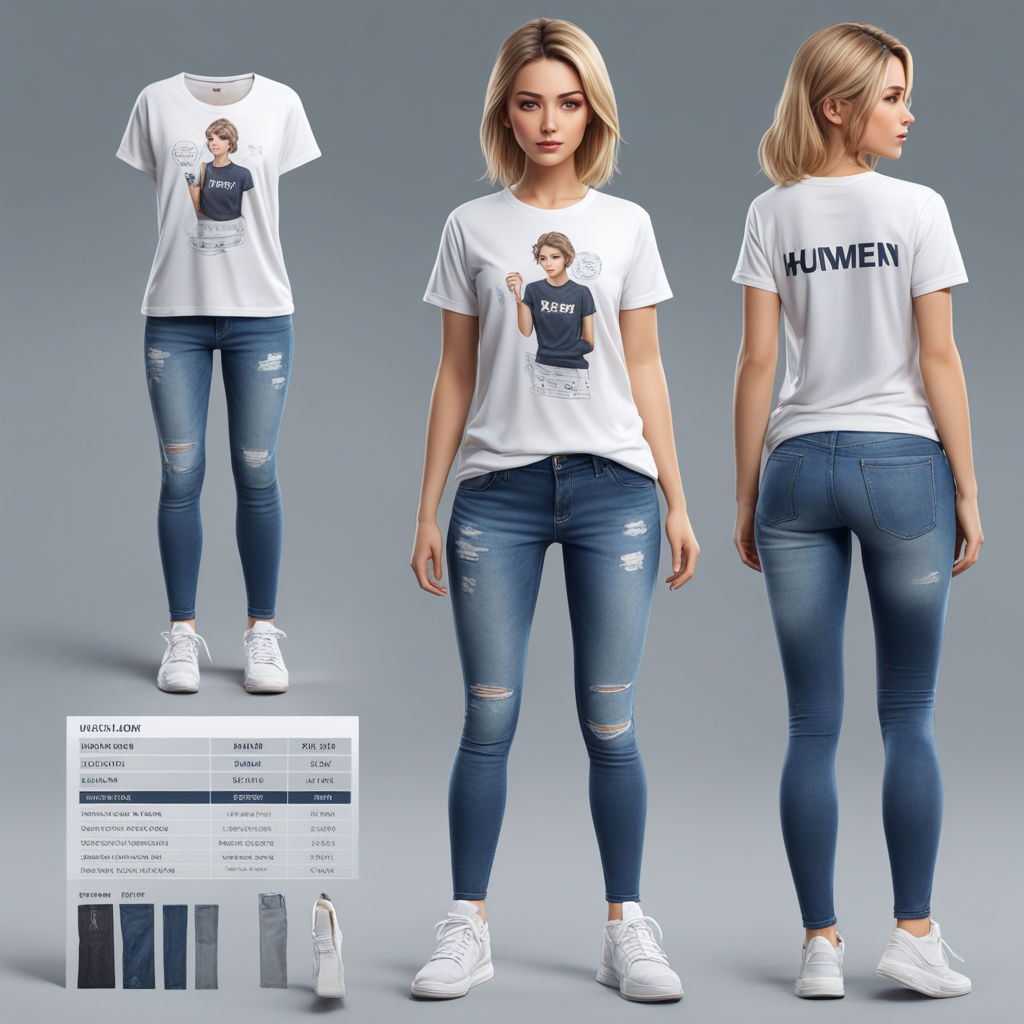 Realistic model girl in full body by Dark White - Playground