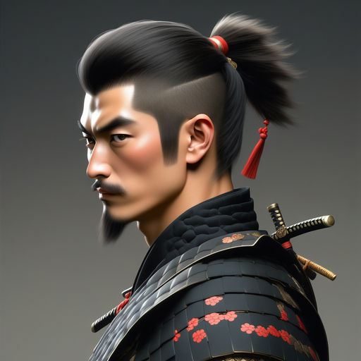 Male. samurai with japanese armor. full body image by Marcel Goldhahn ...