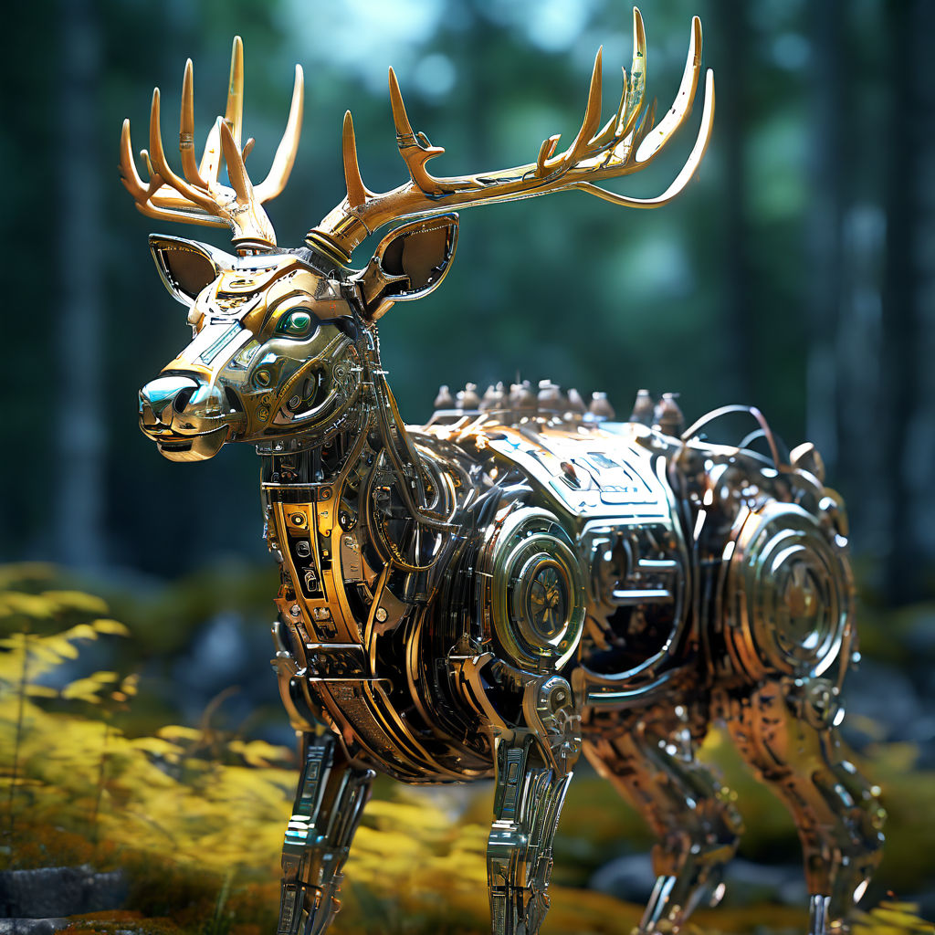 Robotic deer by Екатерина Платонова - Playground
