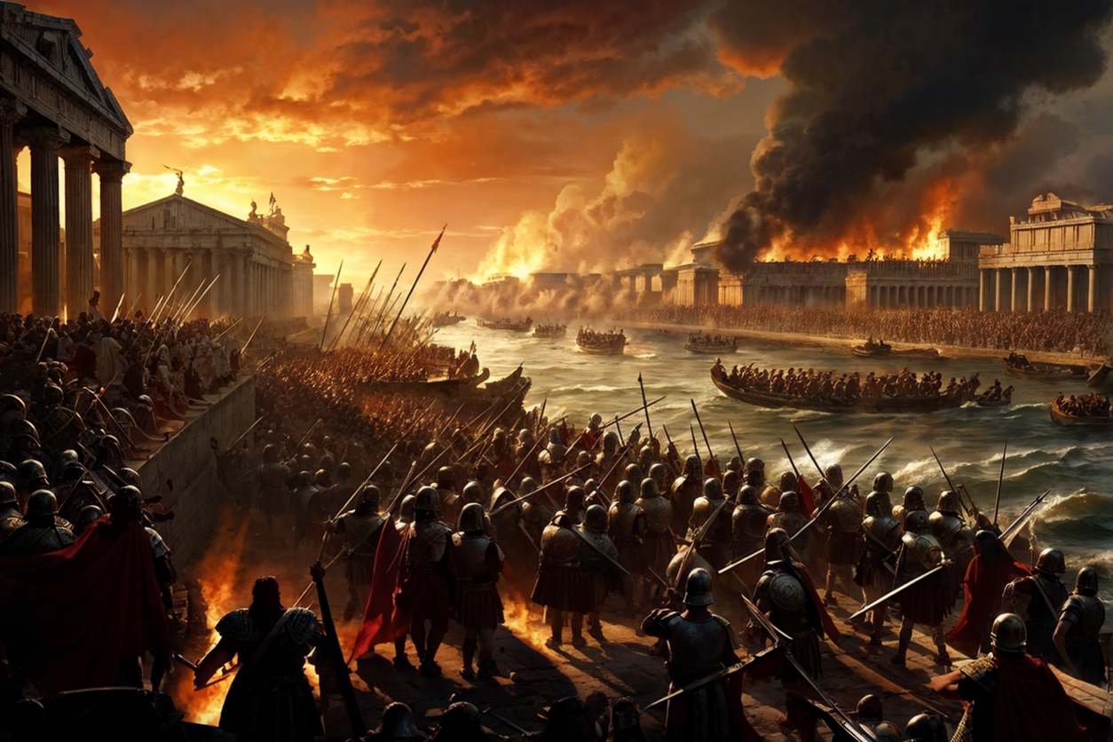 Battle of Actium and the Birth of Rome Empire by Hirthic Hrthic ...