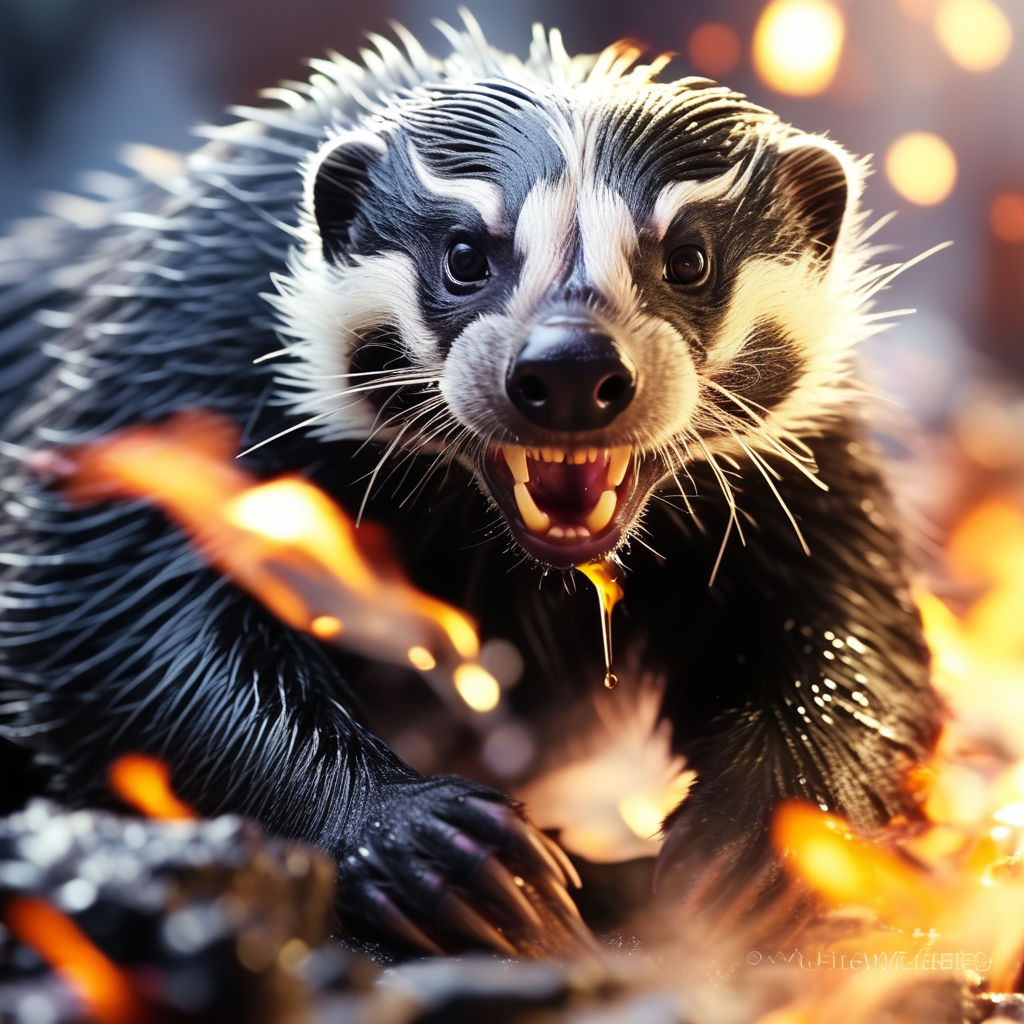 Generate and ultra hd stunning image of Fire Breathing Honey... by ... Generate and ultra hd stunning image of Fire Breathing Honey... by ...
