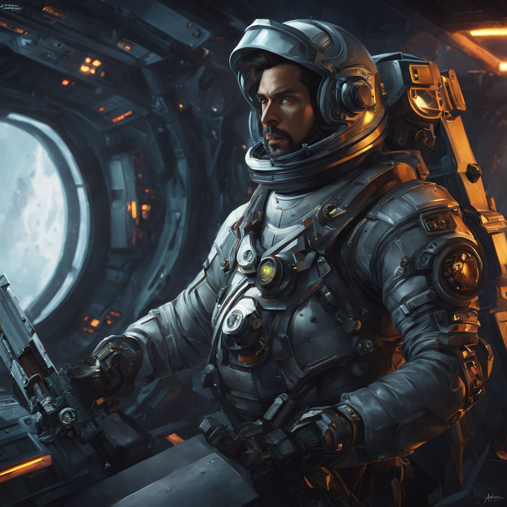 Spaceship captain men by Cutini - Playground