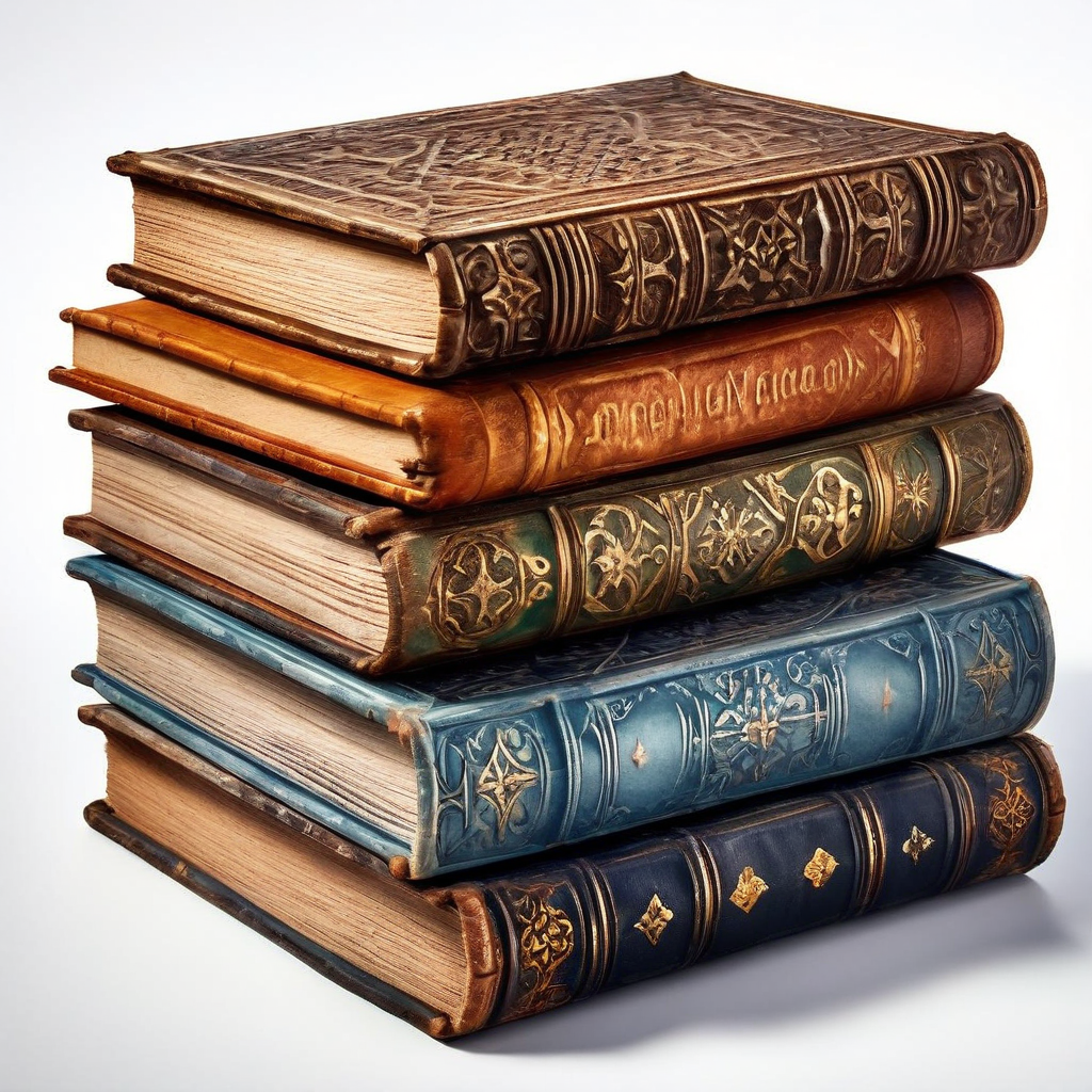 Medieval stack of ancient tomes by ClipStar - Playground
