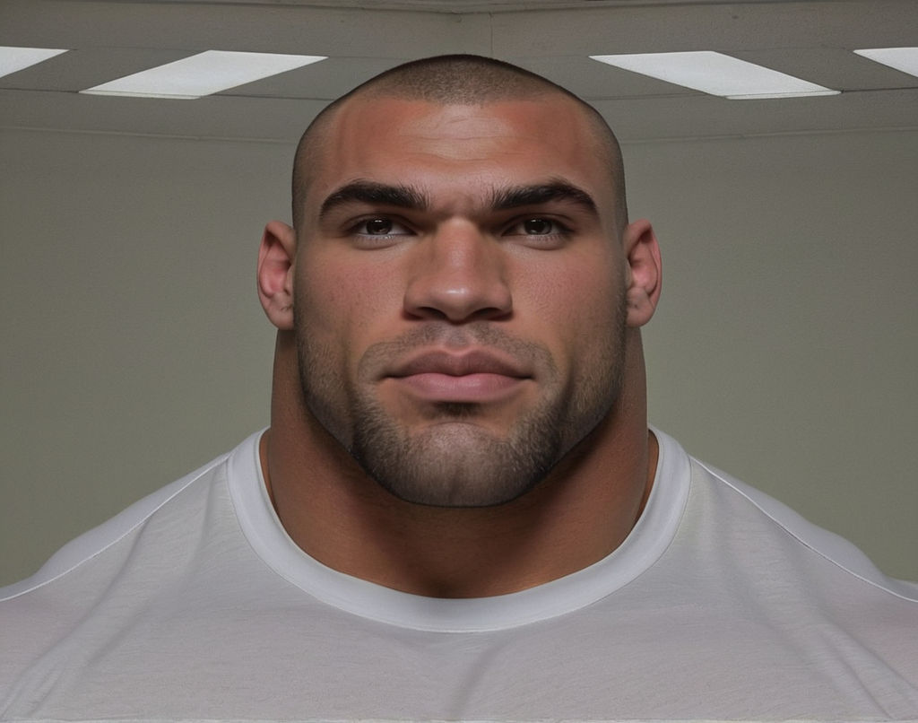 Weak smirk.Totally perfect facial symmetry.Extremely caveman... by ...