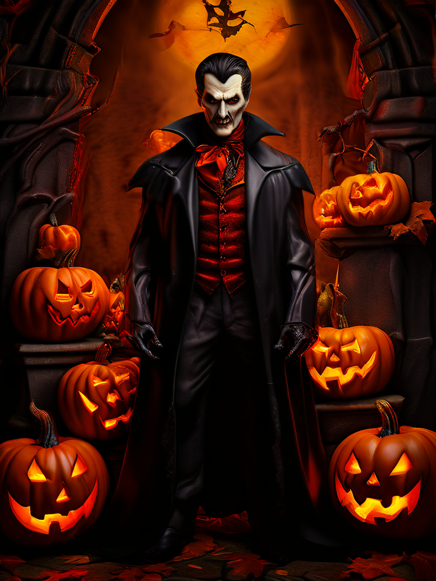 Halloween dracula scary detailed colorfull masterpiece hdr c... by ...