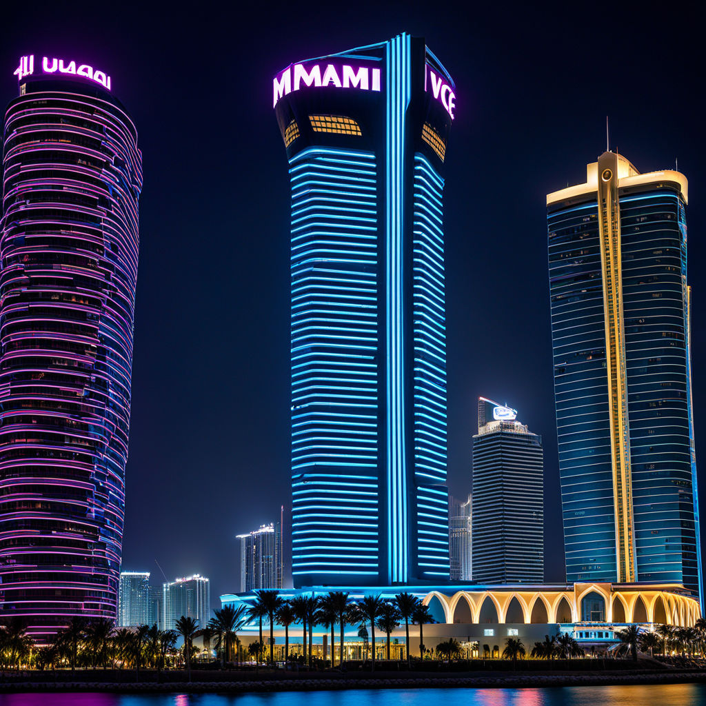 The Miami Vice Doha is a High rising Skyline Luxury hotel an... by ...