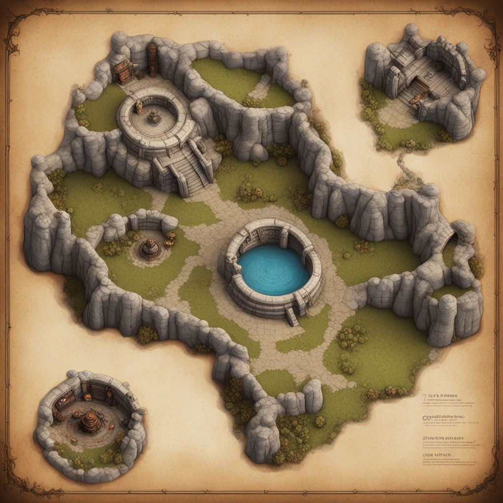 D&D battle map for printing by Carles Roch Arnau - Playground