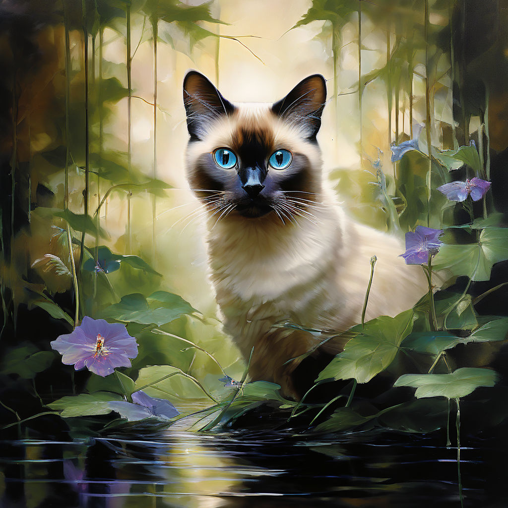 Siamese cat named Becky by 곽수진 - Playground