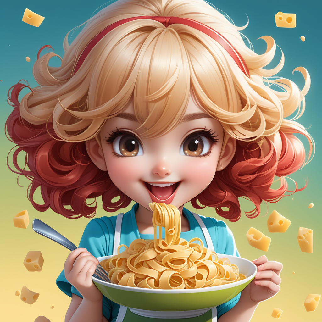 A cartoon illustration of a cute chibi girl(Looks younger) by 화이팅 ...