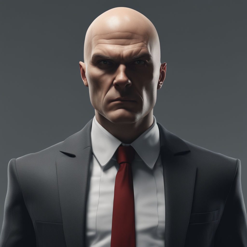 Agent 47s face by Tristan Imocovic - Playground