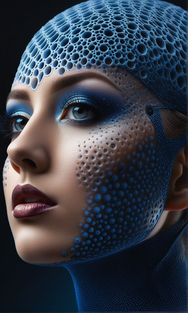 Person with trypophobia (fear of hole patterns): full color by MARTIN ...