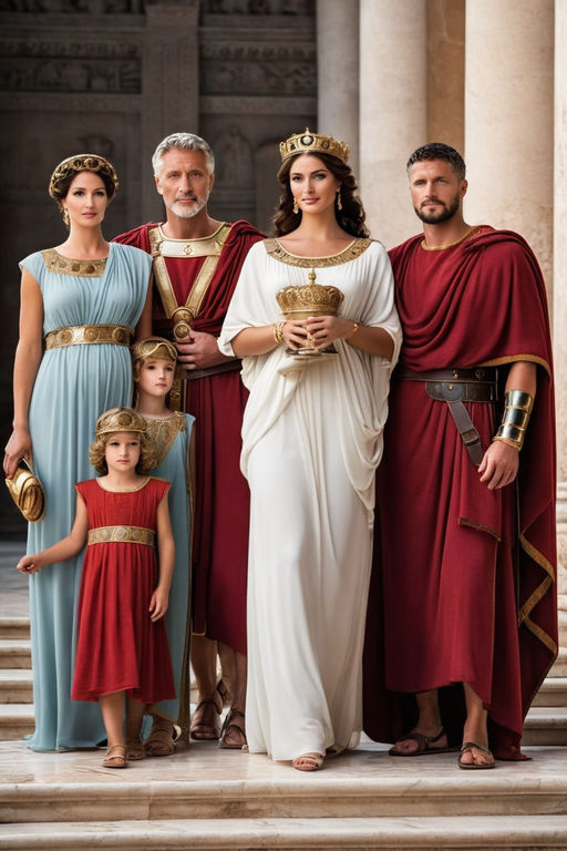 Ancient roman royal family with women by M.A SAMEER - Playground