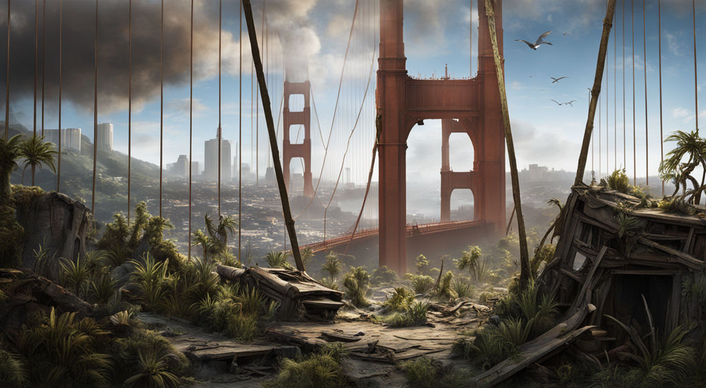 Realistic image of A post-apocalyptic view of San Francisco ... by Film ...
