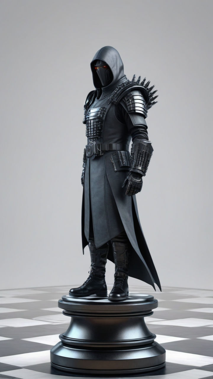 The Rook character on the chess board generates a full-body ... by ...