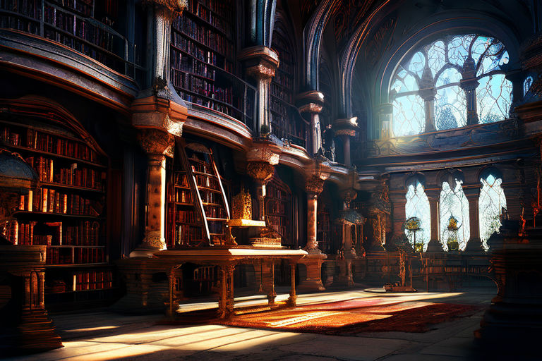 Ancient libraries by R A - Playground