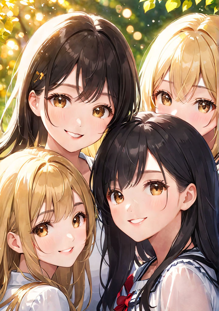 Four girls by Erdem Kapucu - Playground