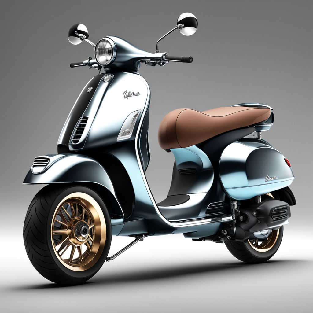 A heavy-duty Vespa concept featuring muscular aesthetics by ภูมิ ศรี ...