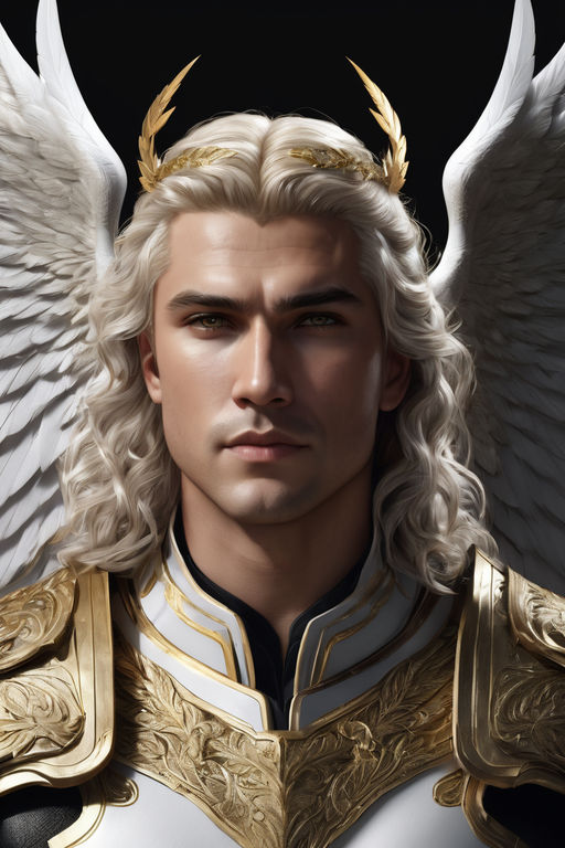 Male angel warrior by Ben Salvati - Playground