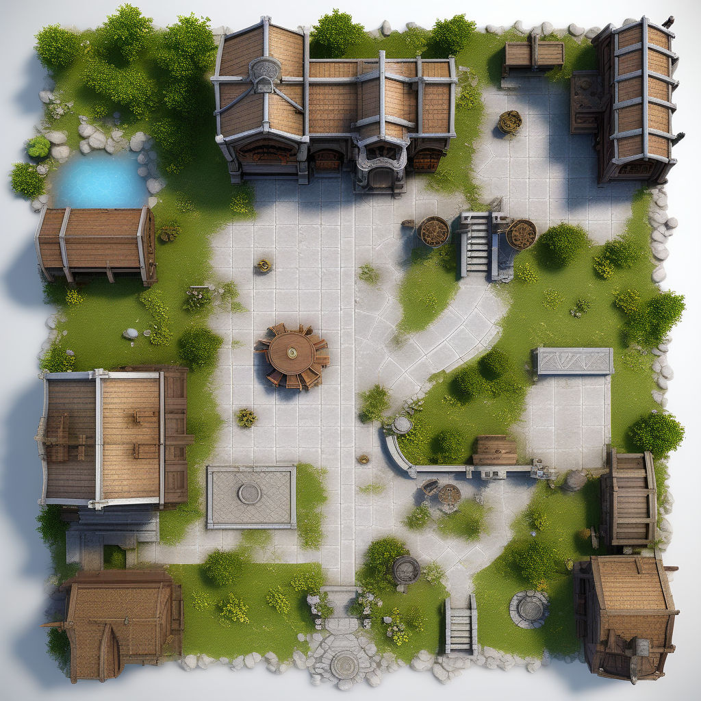 Assets for RPG tabletop map by Daniel Felicio - Playground