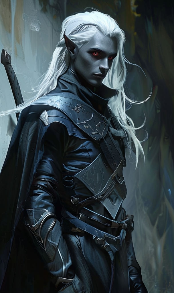 Male Dark elf assassin by Kari Dodgion - Playground