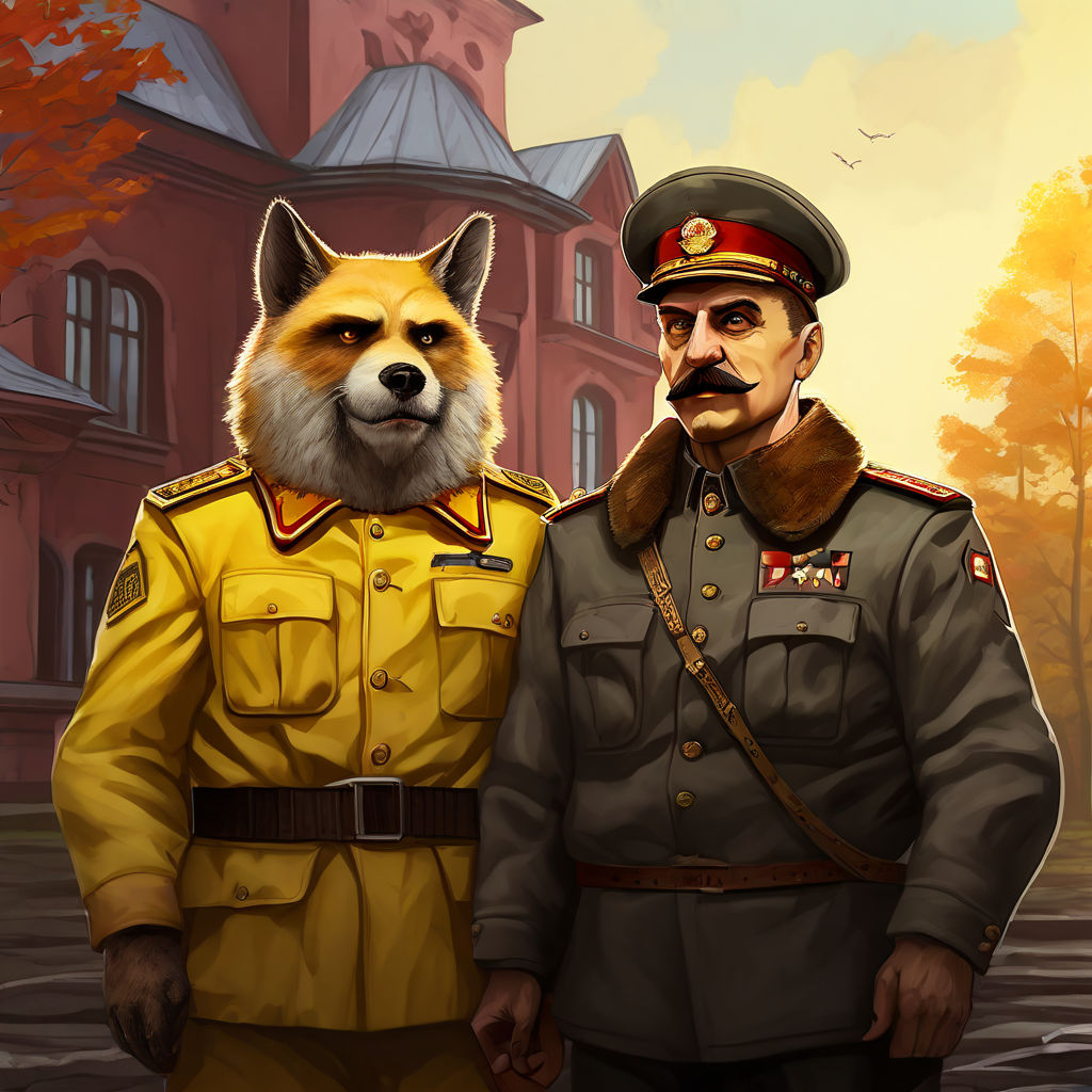 Furry Hitler and Stalin go to the yellow stream boarding hou... by ...