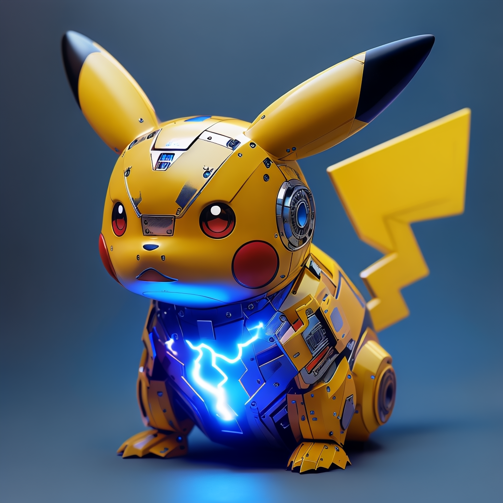 Mechanical Pikachu by M. Damian Zazueta Retamoza - Playground