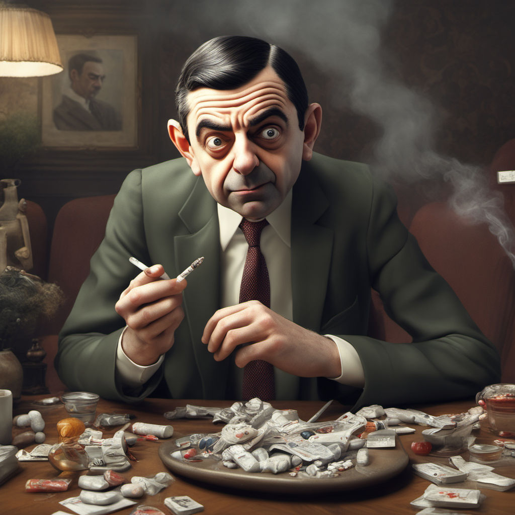 Mr Bean dealing drugs by Joseph Roberts - Playground