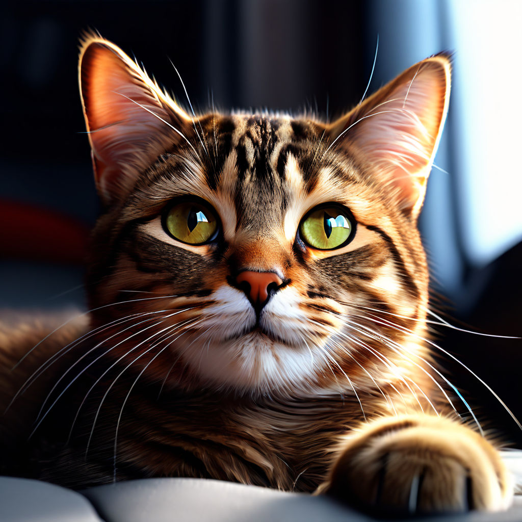 Stern cat by Tanya Davydenkova - Playground