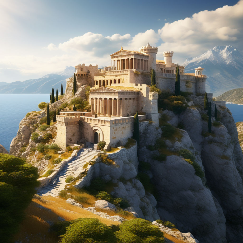 Ancient Greek castles by 감성TV - Playground
