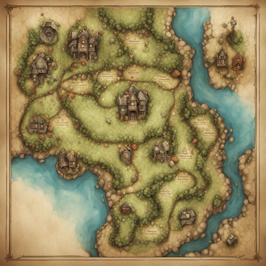 I will create custom fantasy maps for you with a dnd by pikul hossain ...