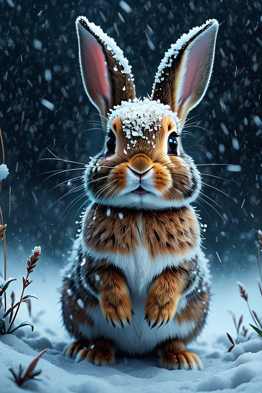 CuTe LiTtLe RaBbIt In ThE sNoWsToRm- DaRk CiNeMaTiC aRt- HiG... by ...