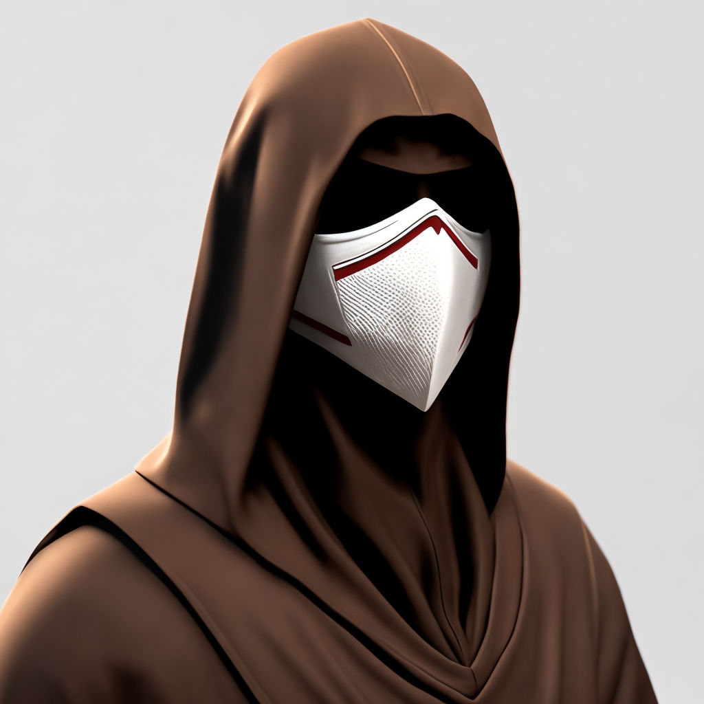 A masked hooded monk by Captain Doc - Playground