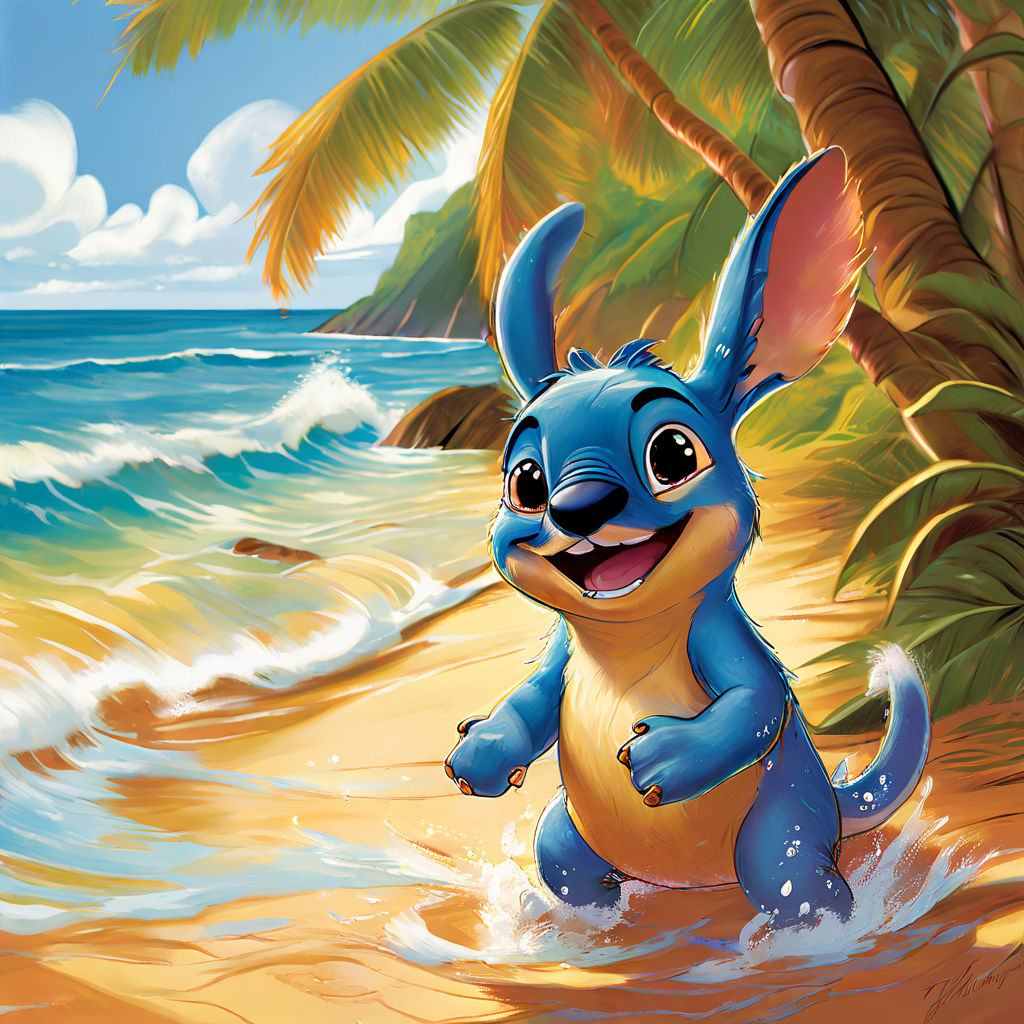 Wonderfully detailed Stitch from Disney's Lilo & Stitch by 羅偉智 - Playground