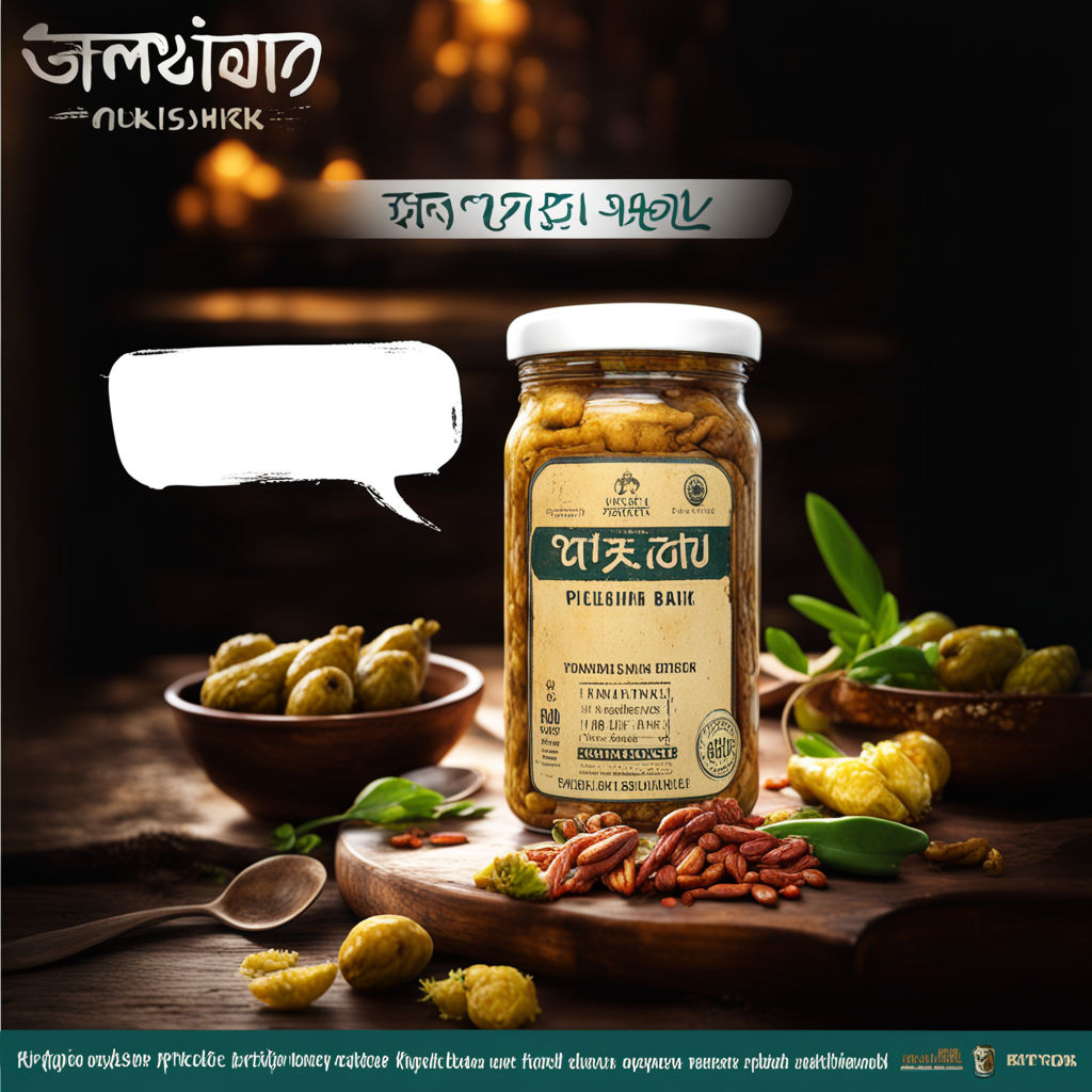 Tamarind Pickle Jar Center Frame By Niloy Das Playground 