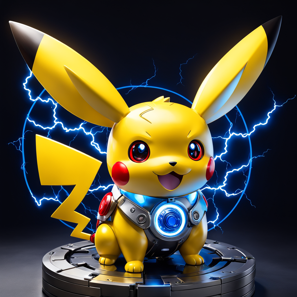 Mechanical Pikachu by M. Damian Zazueta Retamoza - Playground