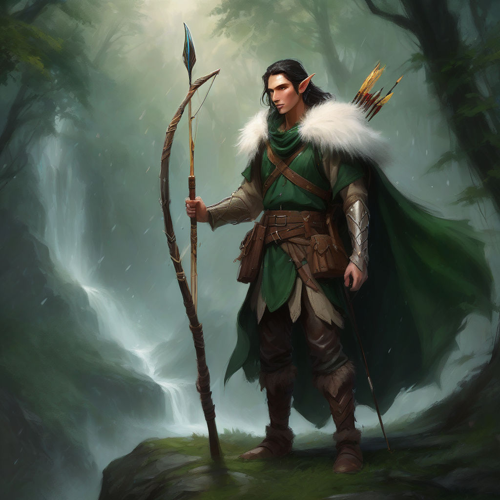 Elf Ranger male character by Devin Irvine - Playground